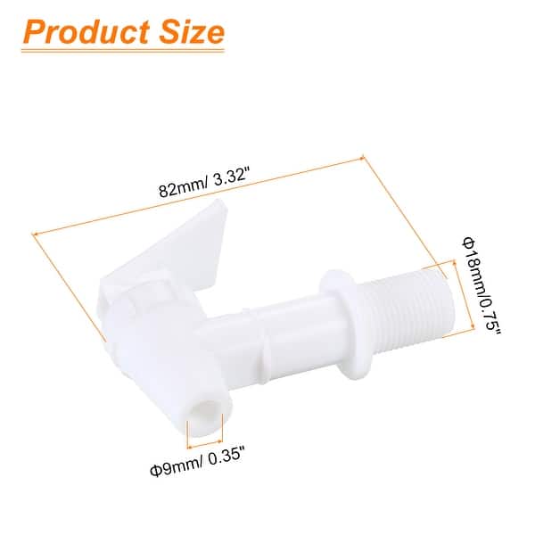Reusable Dispenser Tap Set 2Pack Plastic Replacement Cooler Faucet ...