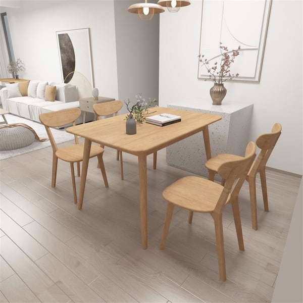 Natural Solid Oak Round Corner Diagonal Leg Telescopic Table 1.2-1.6m ...