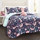 Lush Decor Pixie Fox 4-piece Quilt Set - Bed Bath & Beyond - 13285506