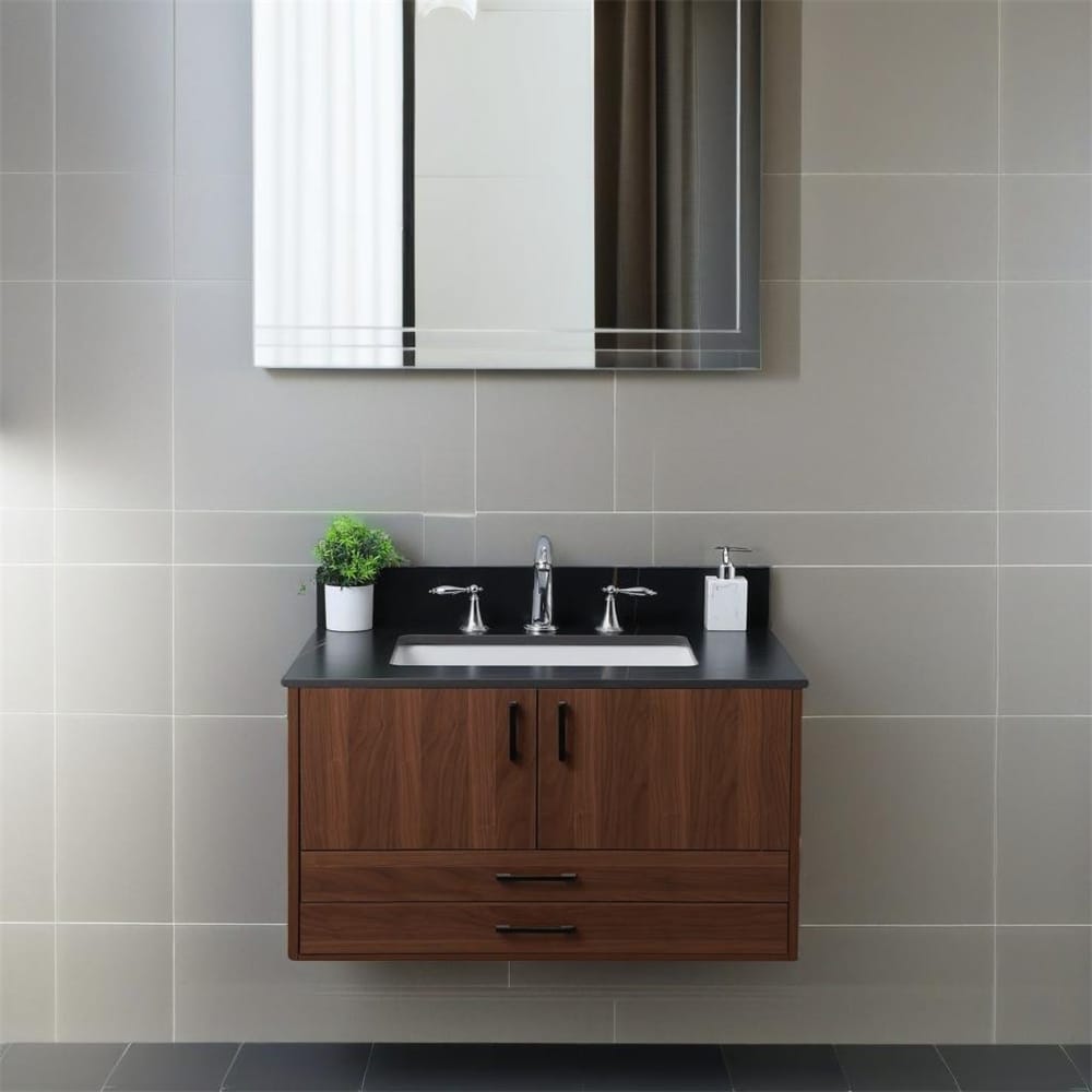 Sintered Stone Bathroom Vanity Top - Bed Bath & Beyond - 39983858