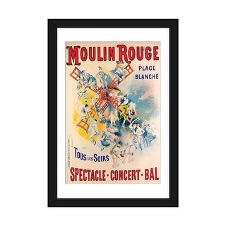 iCanvas "Moulin Rouge Spectacle-Concert-Bal Advertisement, 1891" by ...