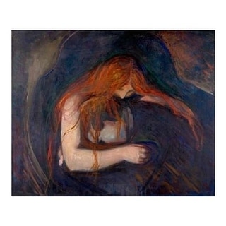 Vampire 1895 Poster Print By Edvard Munch Item Varpdx467681 - Bed Bath ...