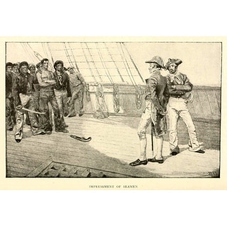 Impressment Of American Seaman By The British Navy Approximately 50 Of ...