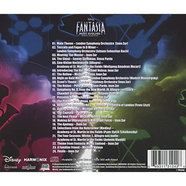 Disney Fantasia: Music Evolved Original Game Soundtrack CD - Multi ...