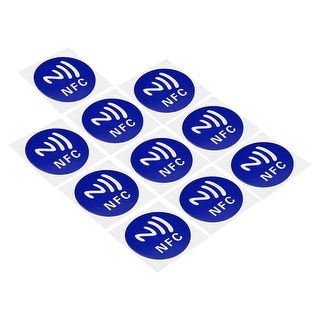 20Pcs NFC Stickers NFC213 Tag Sticker 144 Bytes Blank Round NFC Tags ...