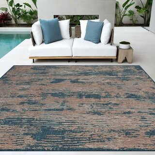 HR Waterproof Abstract Outdoor Rug - Stain and Fade-Resistant - On Sale ...