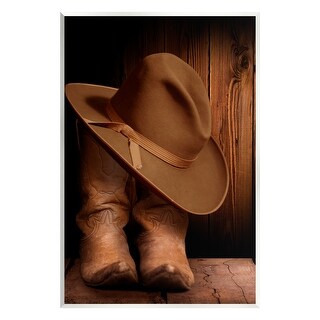 Stupell Cowboy Boots & Hat Wall Plaque Art Marcus Prime - Bed Bath ...