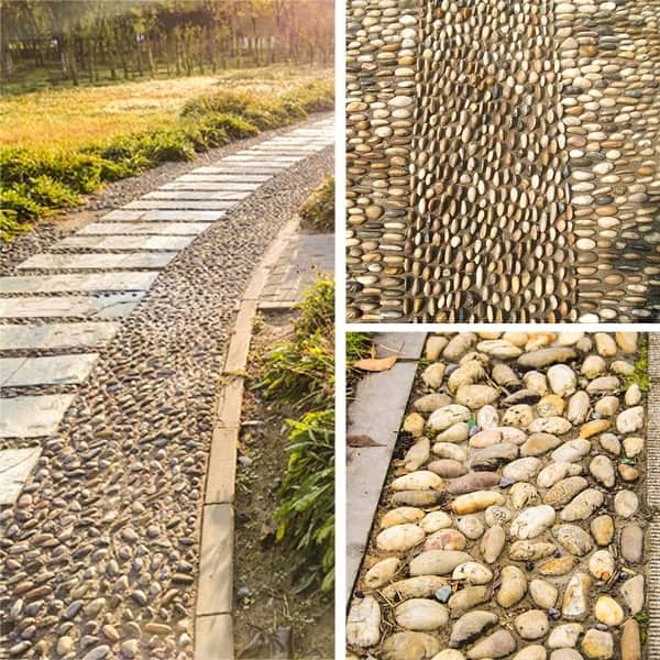 cobblestone wall tile