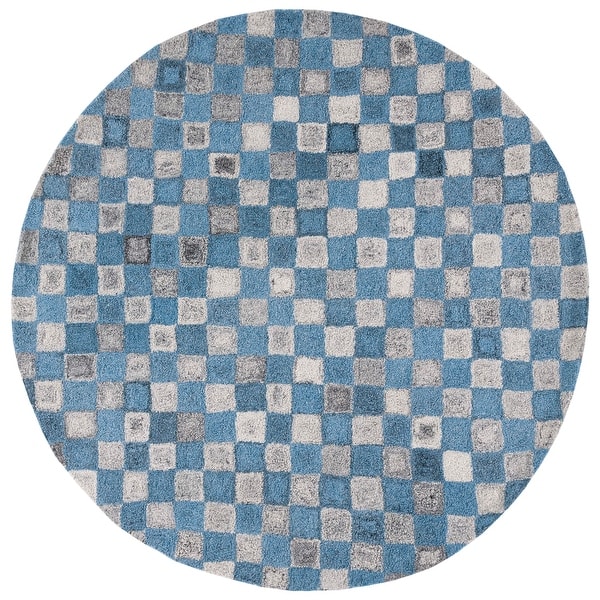 SAFAVIEH Handmade Abstract Cathalijne Checkered Wool Rug - On Sale ...