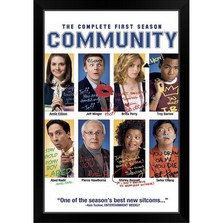 "Community - TV Poster" Black Framed Print - Bed Bath & Beyond - 30200098