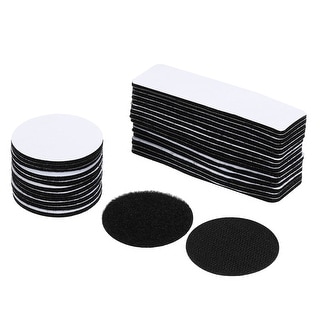 Hook and Loop Tapes Nylon Sticky Self Adhesive 30mm x 100mm 50mm Black ...