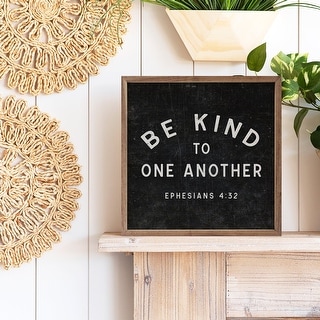 Be Kind To One Another Ephesians 4 32 Black - Bed Bath & Beyond - 42700992