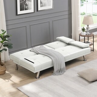 Multi-Function Sofa Bed with Lounge Chair & Bed Capabilities - Bed Bath ...