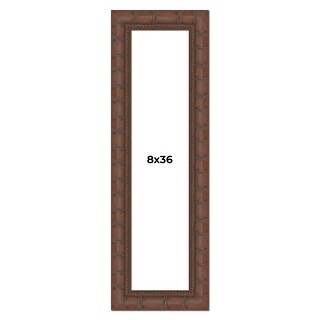 8x36 Frame Pewter Solid Wood Picture Frame Width 1.625 Inches ...