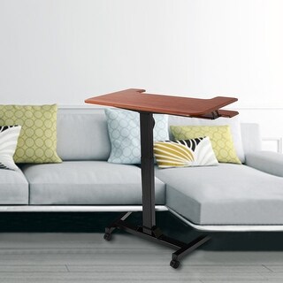 Pneumatic Height Adjustable Sit Stand Laptop Desk Movable Workstation ...