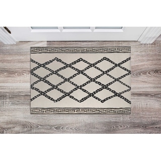 TRELLIS HARLEQUIN IVORY Doormat By Kavka Designs - Bed Bath & Beyond ...