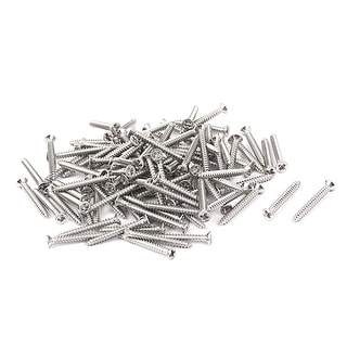 M2.2 x 19mm Phillips Flat Head Self Tapping Screw Fasteners 100 Pcs ...