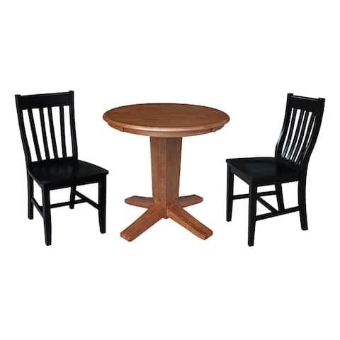 3-Piece Sets Standard Height, Round Dining Sets - Overstock