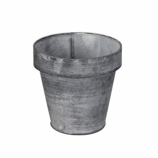 4pcs set Zinc Flower Pot - Bed Bath & Beyond - 35725559
