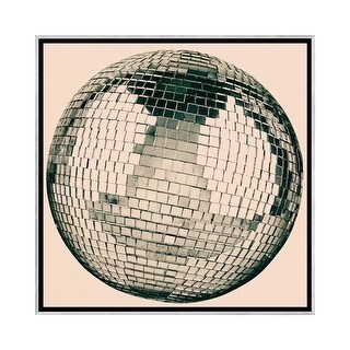 iCanvas "Modern Art- Disco Ball" by 5by5collective Framed - Bed Bath ...