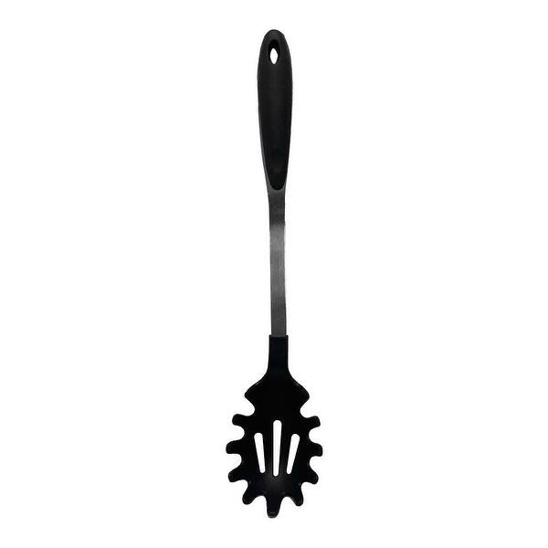 black spaghetti spoon