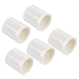 Pipe Fitting, Female Hose Adapter UPVC Pipe Coupler Connector, White ...