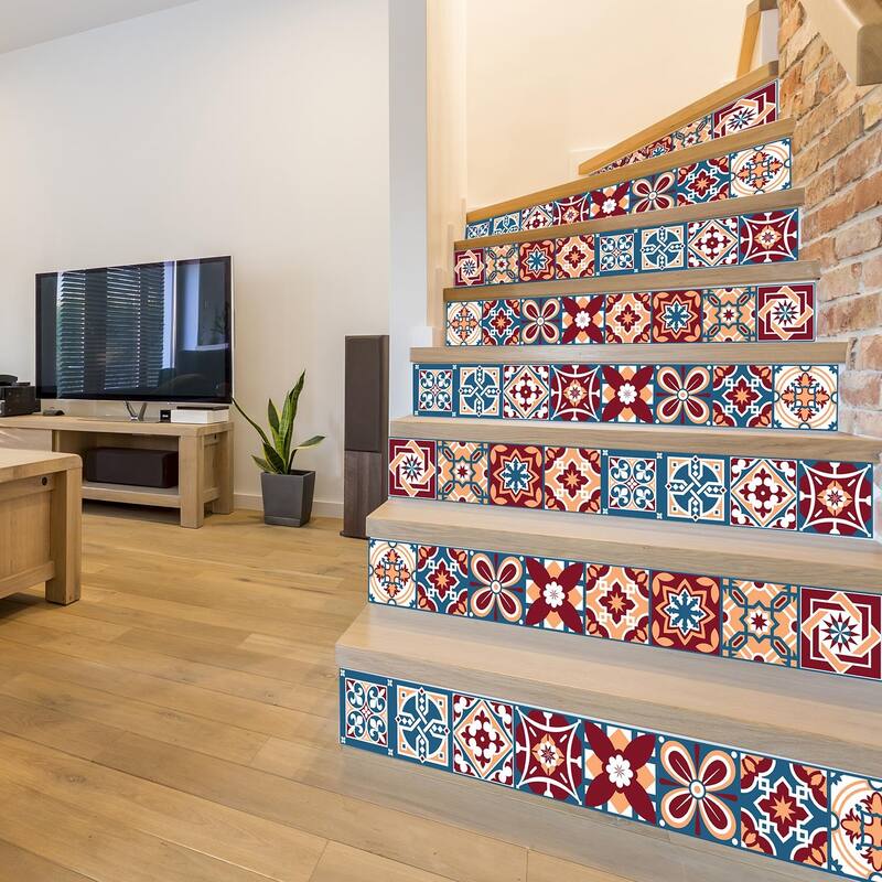 Walplus Westminster Tile Stickers Peel and Stick Wall Sticker Decal 6 ...