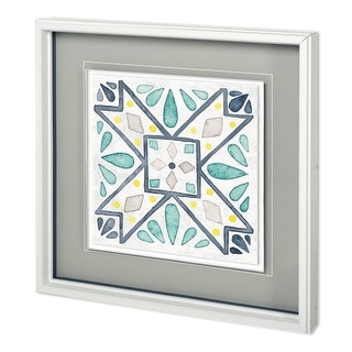 Garden Getaway Tile IX Framed Art Print - Bed Bath & Beyond - 39197671