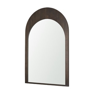 Celeste Dark Brown Medium Arched Mirror - 30.0L x 1.0W x 48.0H - Bed ...