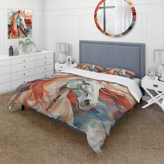 Designart - Colorful Horse Spirit Of Equus - Horse Bed Cover Sets ...