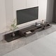 Extendable 118" Modern TV Stand with 3 Spacious Drawers, Adjustable ...