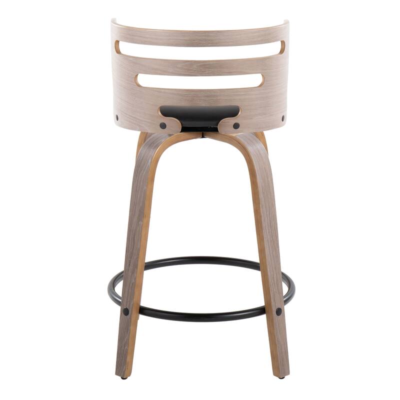Carson Carrington Cranagh 24" Upholstered Counter Stools (Set of 2 ...