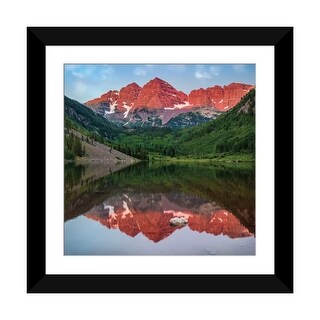 iCanvas "Mirrored Maroon Bells" by Jonathan Ross Photography PFA - Bed ...
