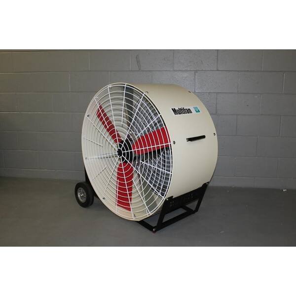 Vostermans Ventilation MT-36-120 Mobile Turbo 36 White 120V - Bed Bath ...