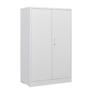 2-Door Sturdy and Practical Steel File/Tools Cabinet with Lock, 2 ...