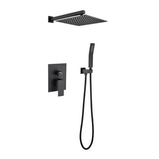 16 Inches Shower System,Bathroom Luxury Rain Mixer Shower Combo Set ...