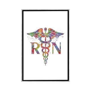 iCanvas "Caduceus RN" by Genefy Art Framed - Bed Bath & Beyond - 37730101