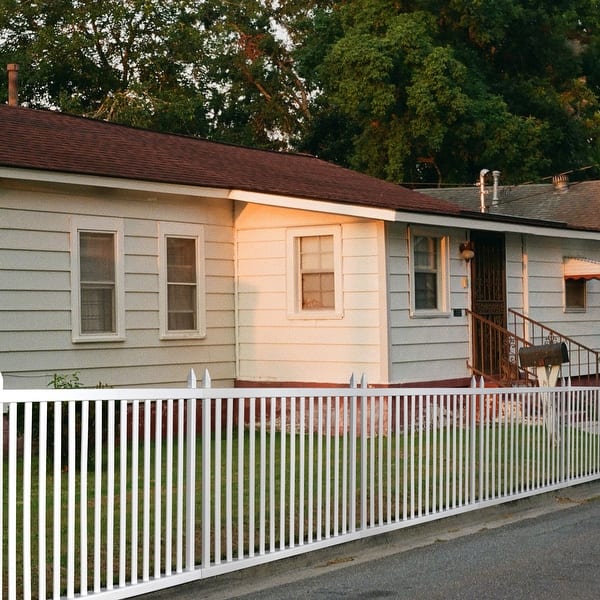 Garden Fence Outdoor Fence Panel Decorative Vinyl Picket Fence No Dig ...