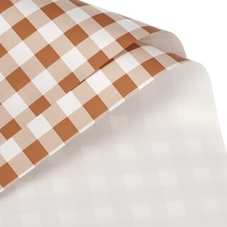 Flower Wrapping Paper Amber Brown 22.8"x22.8" Waterproof 20Pcs - Amber ...