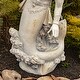 48 Inch Tall Magnesium Merman Garden Statue "Scotty" Antique Grey - Bed ...