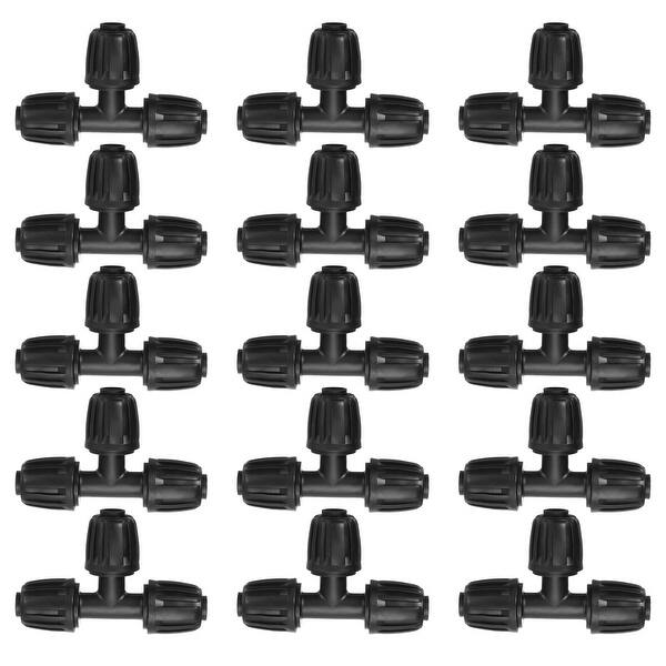 Drip Irrigation Fittings Barbed Tee Connector for 1/2 Inch Tubing ...