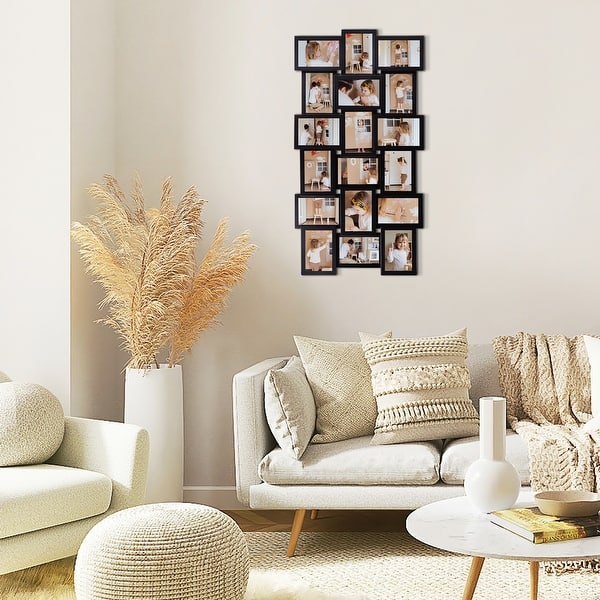 HELLO LAURA 18 Opening 4x6 Large Collage Picture Frame for Wall Decor ...