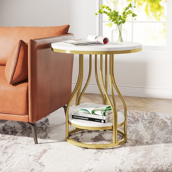 COZAYH Rustic Farmhouse Cottagecore Accent End Table - Bed Bath ...