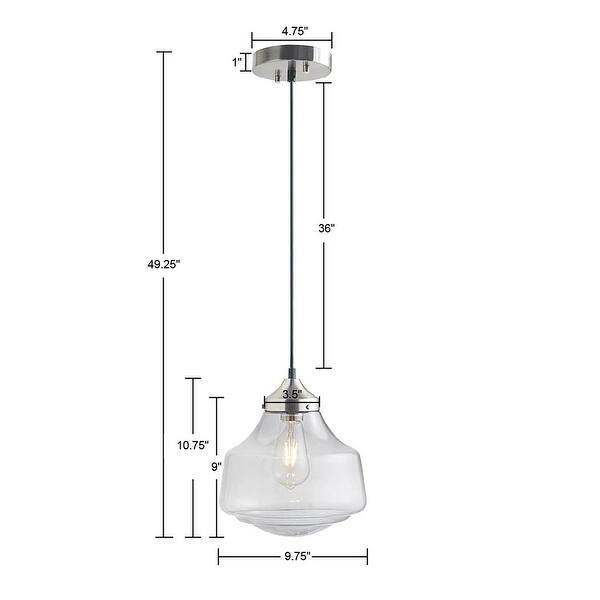 Bell-Shaped Glass Pendant Light - Bed Bath & Beyond - 39030676