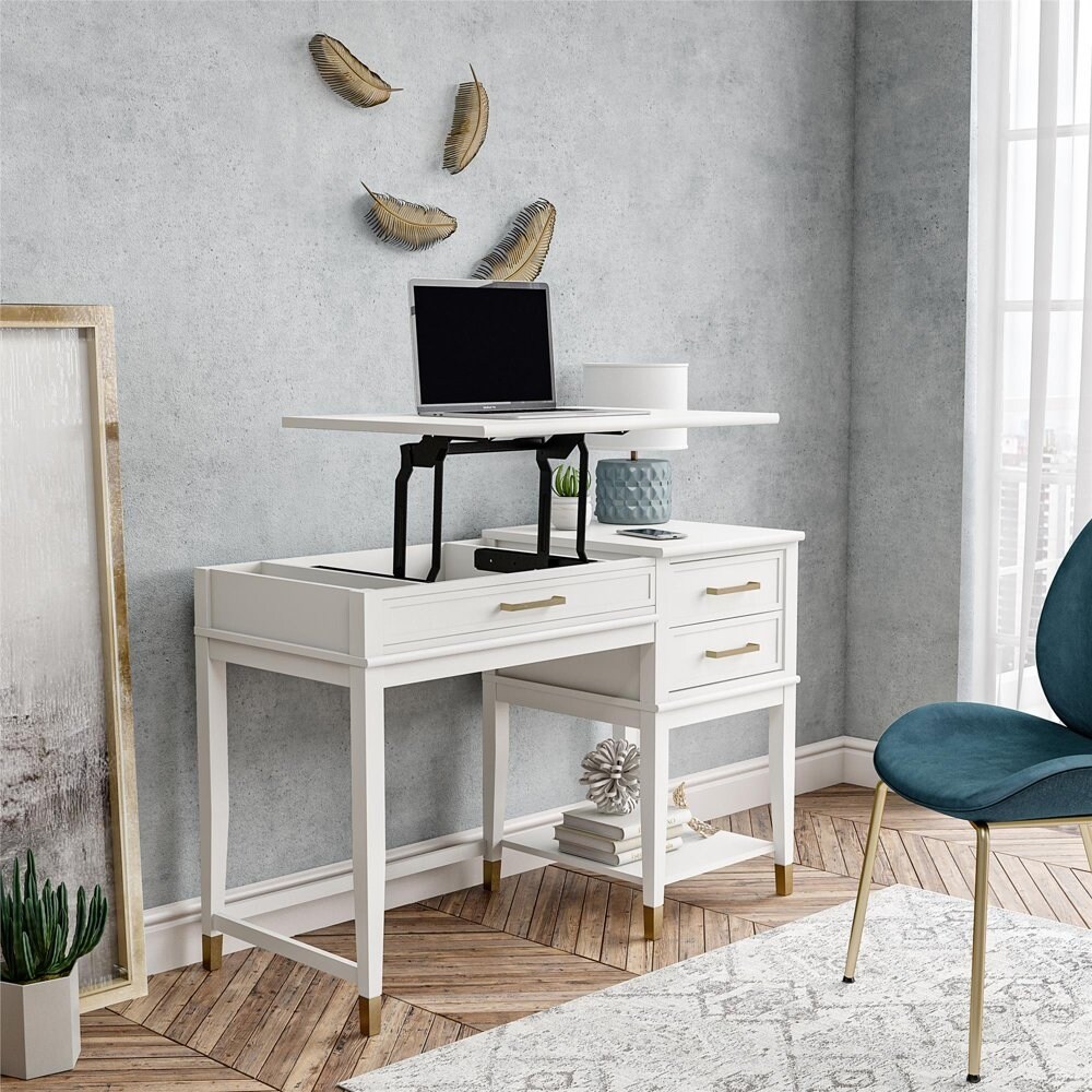 Westerleigh Lift Top Computer Desk White Bed Bath Beyond 37992513