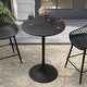 Kurv 24" Bistro Table, Counter Height, Weather Resistant, Indoor ...