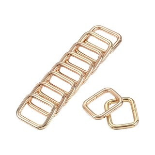 Metal Rectangle Ring Buckles 20x16mm for Bags Belts DIY 60pcs - Bed ...