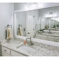 Woodford White Framed Vanity Mirror - Bed Bath & Beyond - 34421700