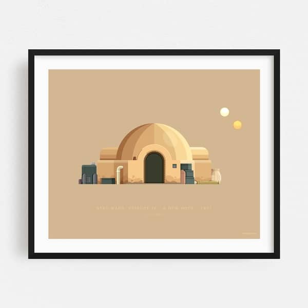 Star Wars Episode IV A New Hope Lars Homestead Art Print/Poster - Bed ...