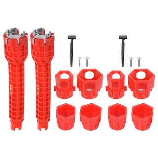 Faucet & Sink Installer 14 in1 Multi-purpose Wrench Plumbing Tool 2pcs ...